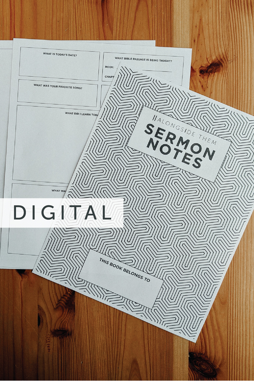 DIGITAL | Sermon Note Sheets for Kids – Alongside Them